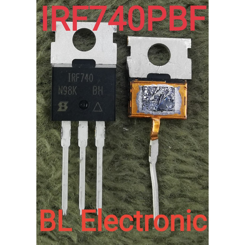 ใหม่ 5ชิ้น irf740 IRF740 N-CHENNEL MOSFET-10A400V Inverter-DC TO AC ...
