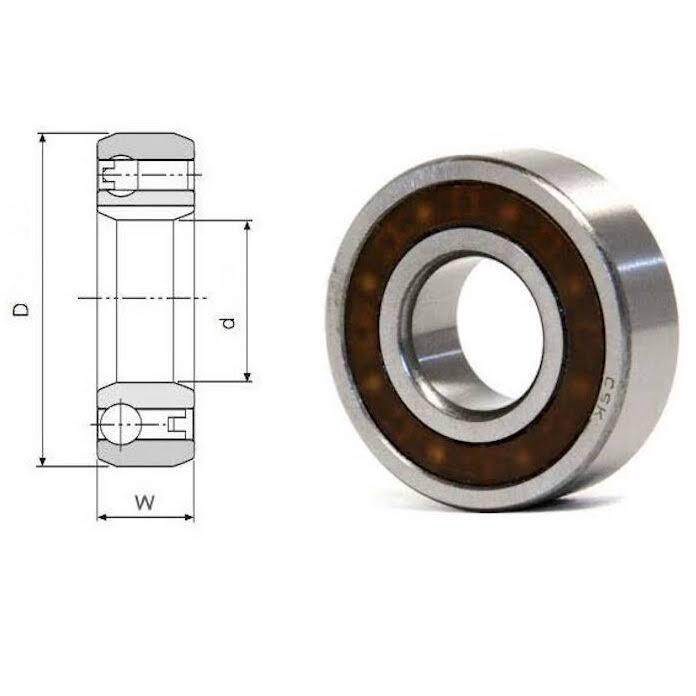 CSK 8 ( 8 x 22 x 9 mm.) CSK8 One-way clutch bearing ไม่มีร่องลิ่ม BB8 ...