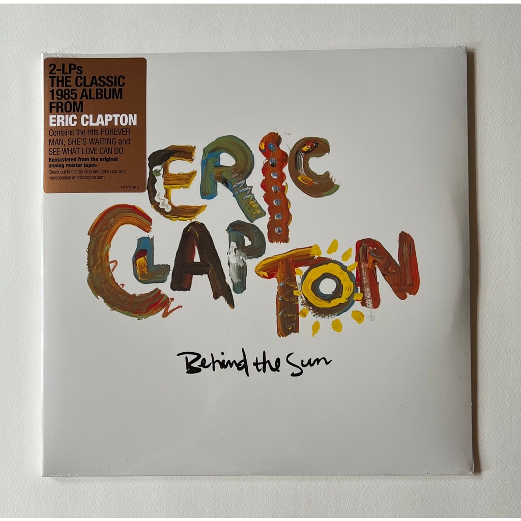 แผ่นเสียง Eric Clapton - Behind The Sun [ Vinyl ] | Shopee Thailand