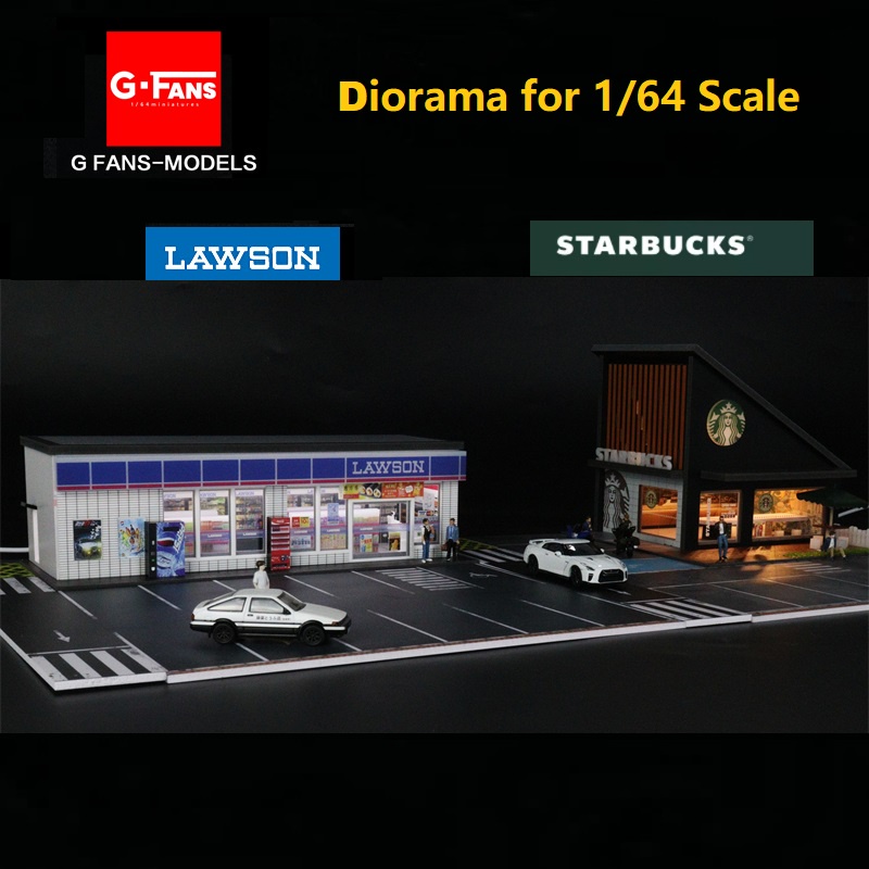 Gfans ไฟ LED 1:64 สําหรับร้านกาแฟ LAWSON Star | Shopee Thailand