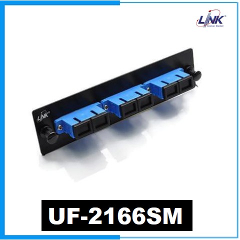 LINK รุ่น UF-2166SM 3 SC Duplex Snap-In Adapter PLATE (SM & MM.)(แผง ...