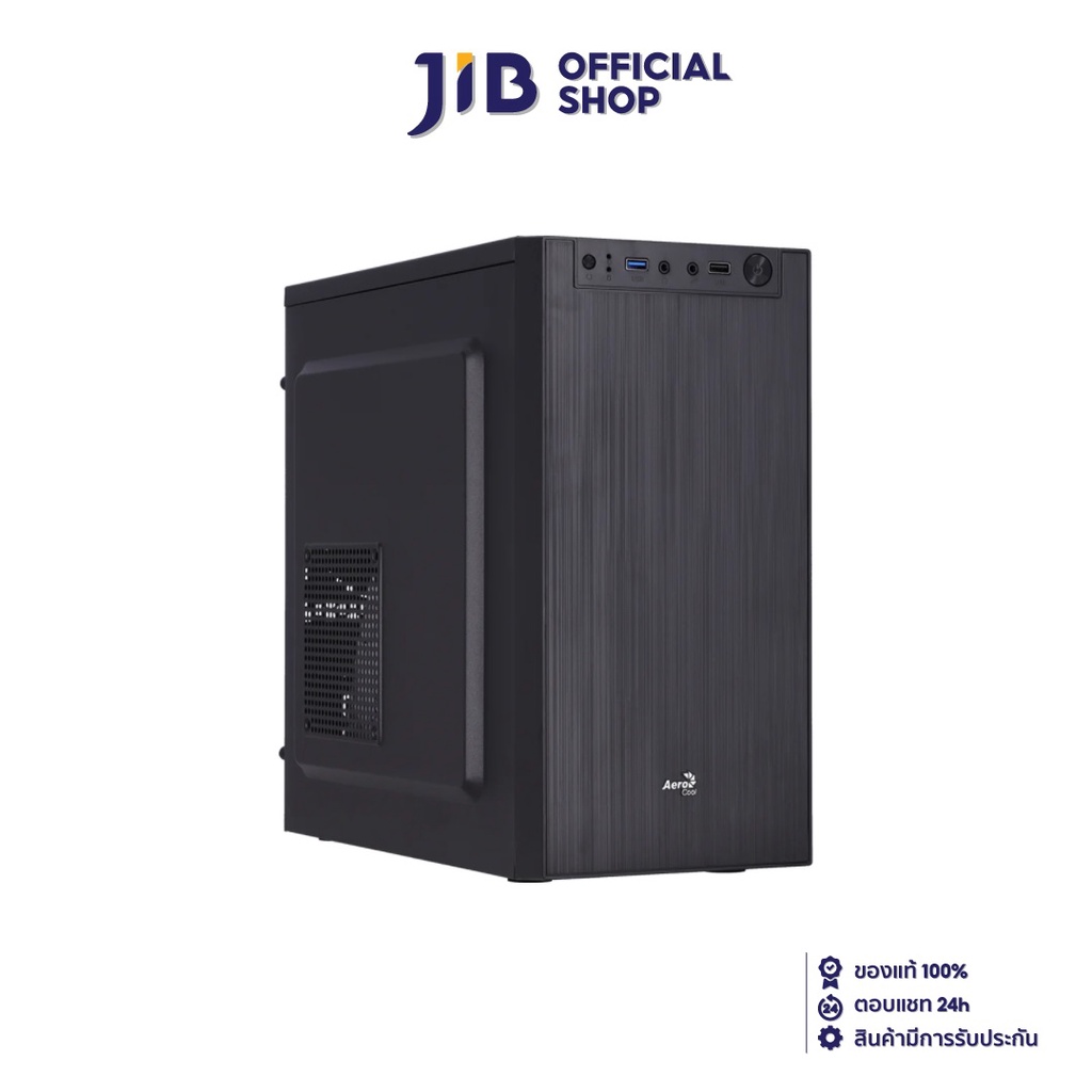 CASE (เคส) AEROCOOL CS-108 (BLACK) (MICRO-ATX) | Shopee Thailand