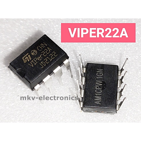 (1ตัว) VIPER22A ของแท้ ใช้แทนเบอร์ VIPER12A ที่อยู่ในกล่องดาวเทียม PSI ...