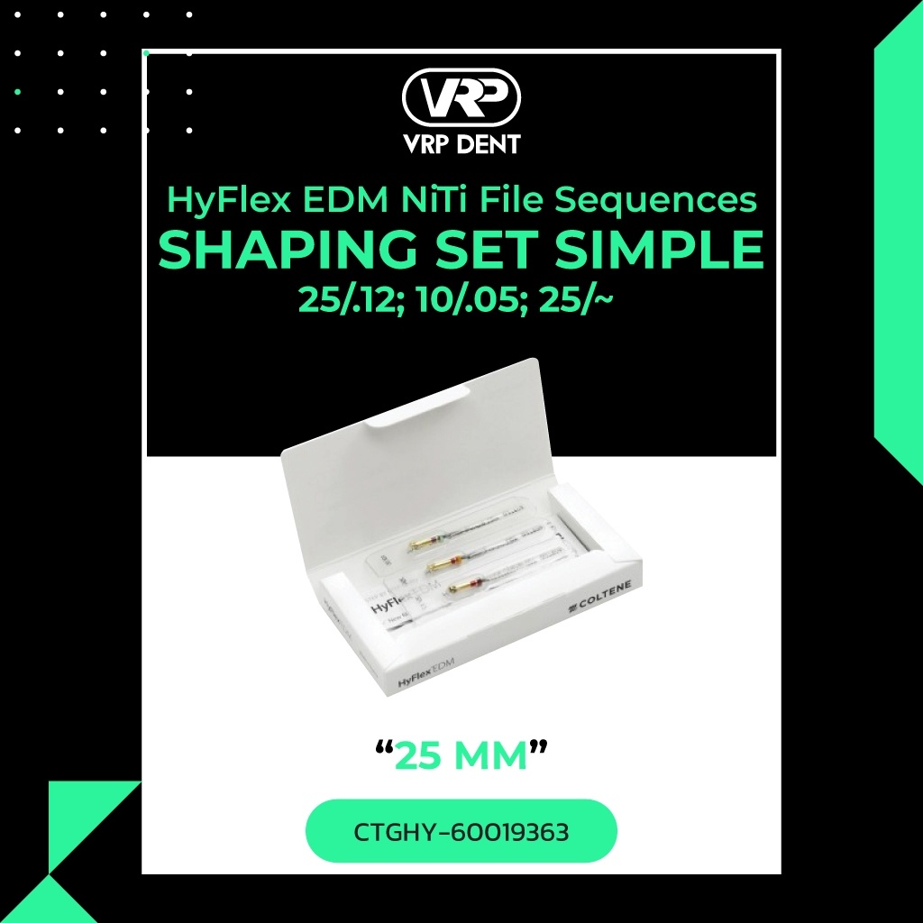 HyFlex EDM SHAPING SET 25/.12; 10/.05; 25/~ CTGHY-600XXXXX | Shopee Thailand