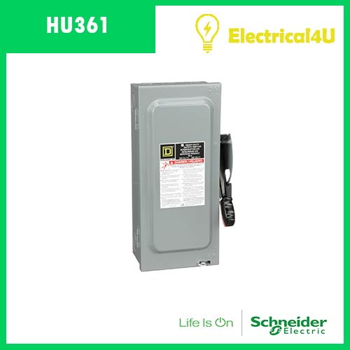 Schneider Electric HU361 เซฟตี้ สวิตซ์ แบบไม่มีฟิวส์ใช้เป็นสะพานไฟ ...
