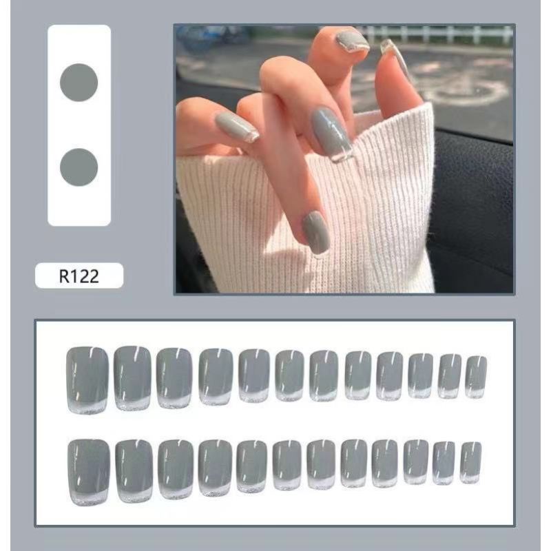 เล็บปลอม กล่องละ 24 ชิ้น R612 | Shopee Thailand