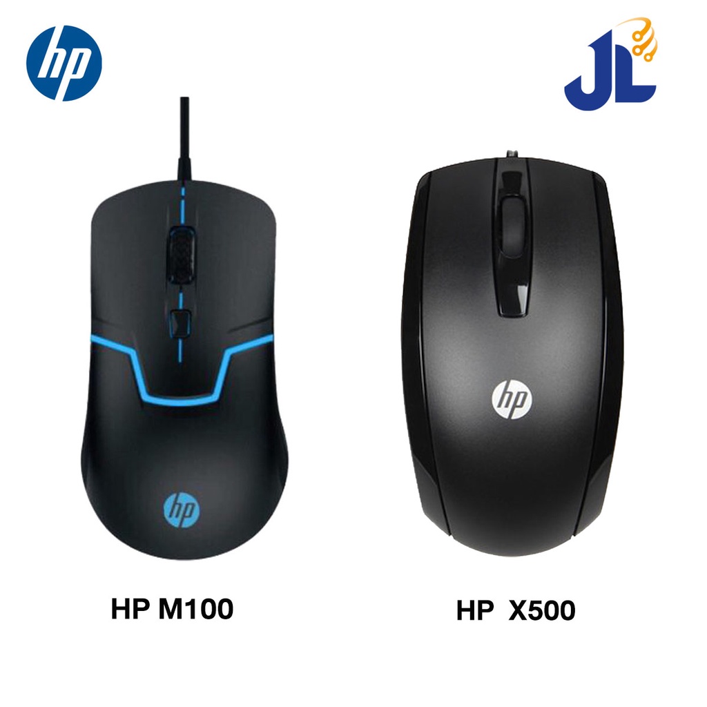 HP M100 /HP X500 Mouse gaming เมาส์เกมมิ่ง ปรับค่า DPI สูงสุด 1600DPI ...