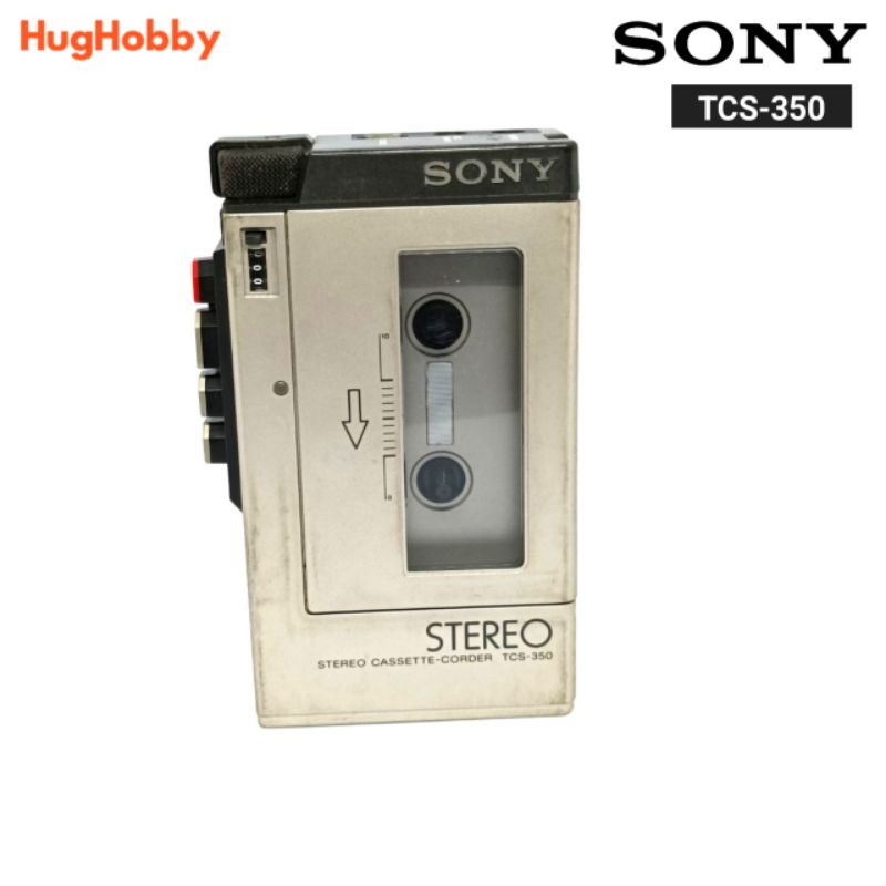 SONY TCS-350 Stereo Cassette-Corder เทปไม่หมุน ขายเป็นซาก/อะไหล่ ...