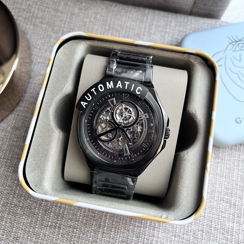 👑ผ่อน0%~แท้100%👑 BQ2092 BQ2621 Flynn Automatic Black Stainless Watch ...