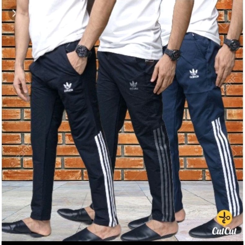 กางเกงวอร์ม 3 Line seluar sport ชุดวอร์มสลิมฟิต | Shopee Thailand
