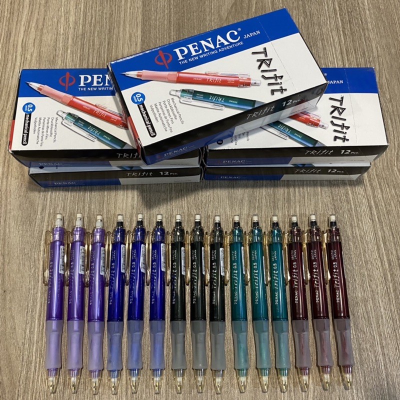 💥ถูกที่สุด💥 ดินสอกด Penac Japan 🇯🇵 รุ่น Trifit 0.5mm | Shopee Thailand