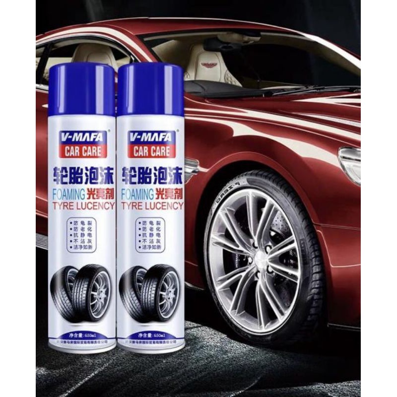 Tire wheel washing spray สเปรย์ทำความสะอาดล้อรถและยาง | Shopee Thailand