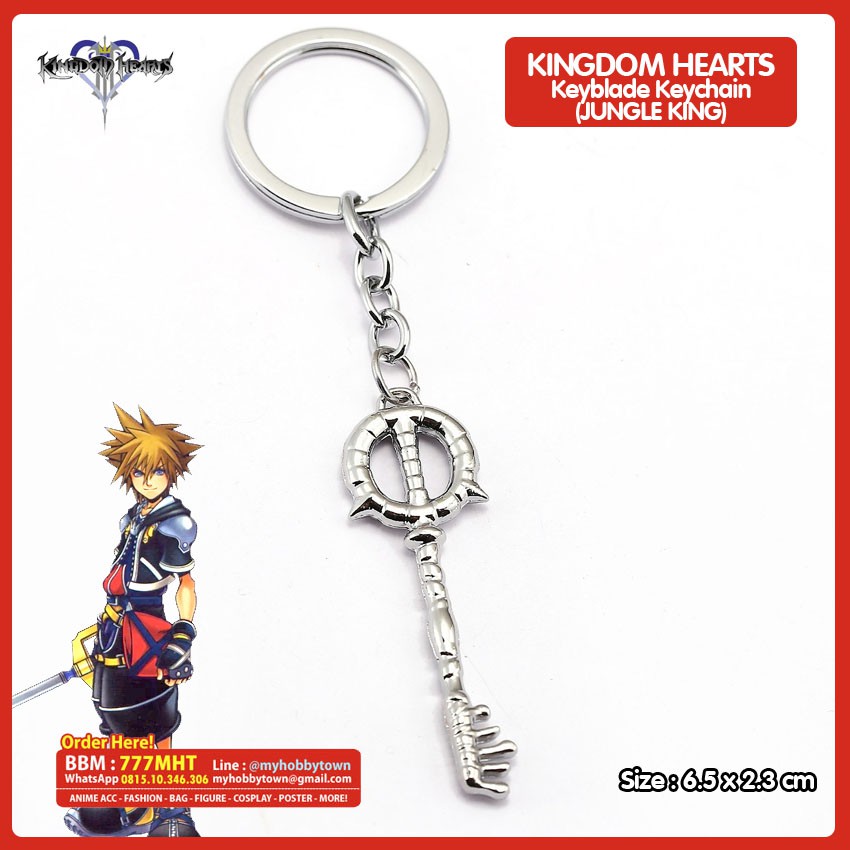 Gantungan Kingdom Hearts เกมอะนิเมะพวงกุญแจป ่ า King Keyblade | Shopee ...