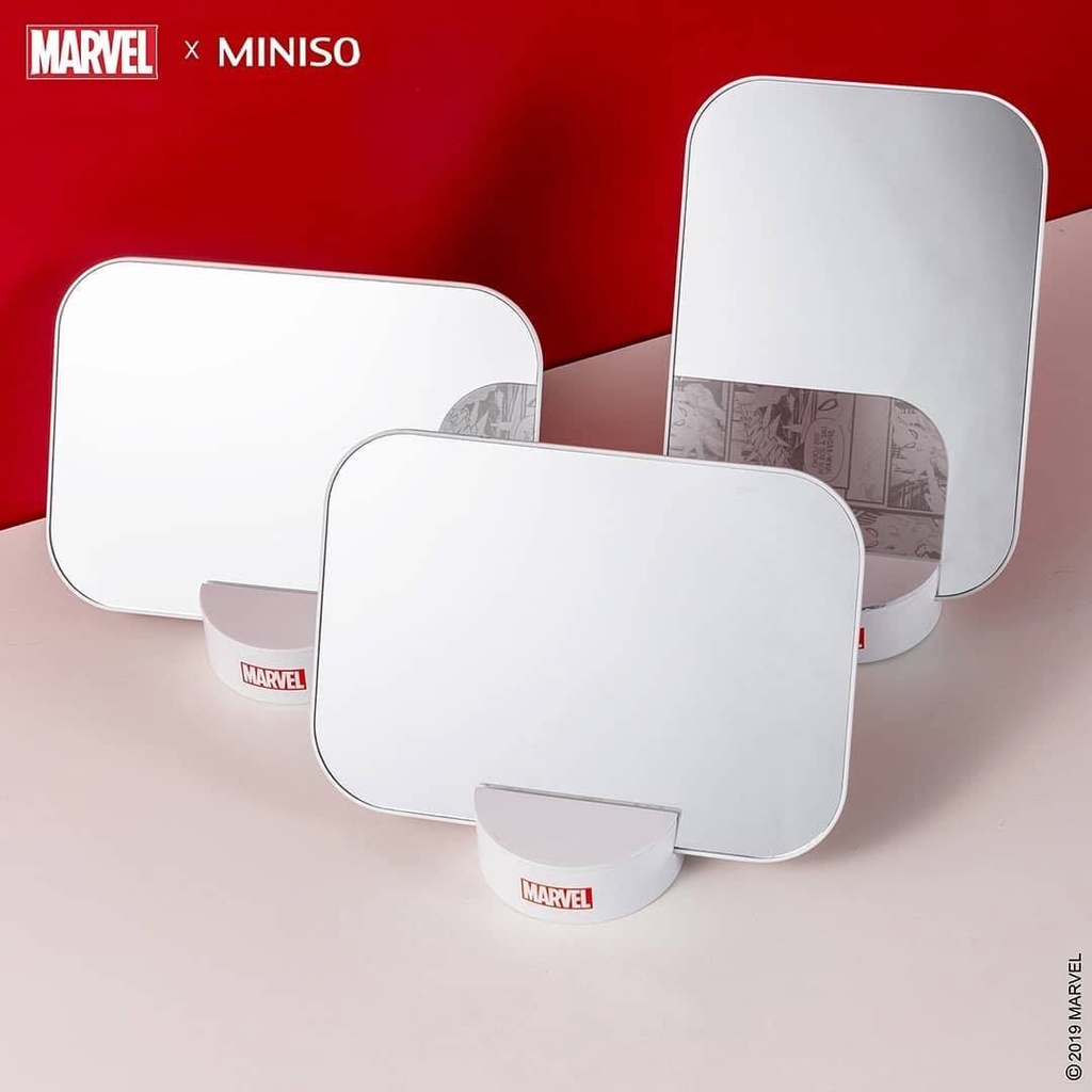 Miniso Marvel - Table Mirror / มินิโซ มาร์เวล กระจกตั้งโต๊ะ กระจก ...