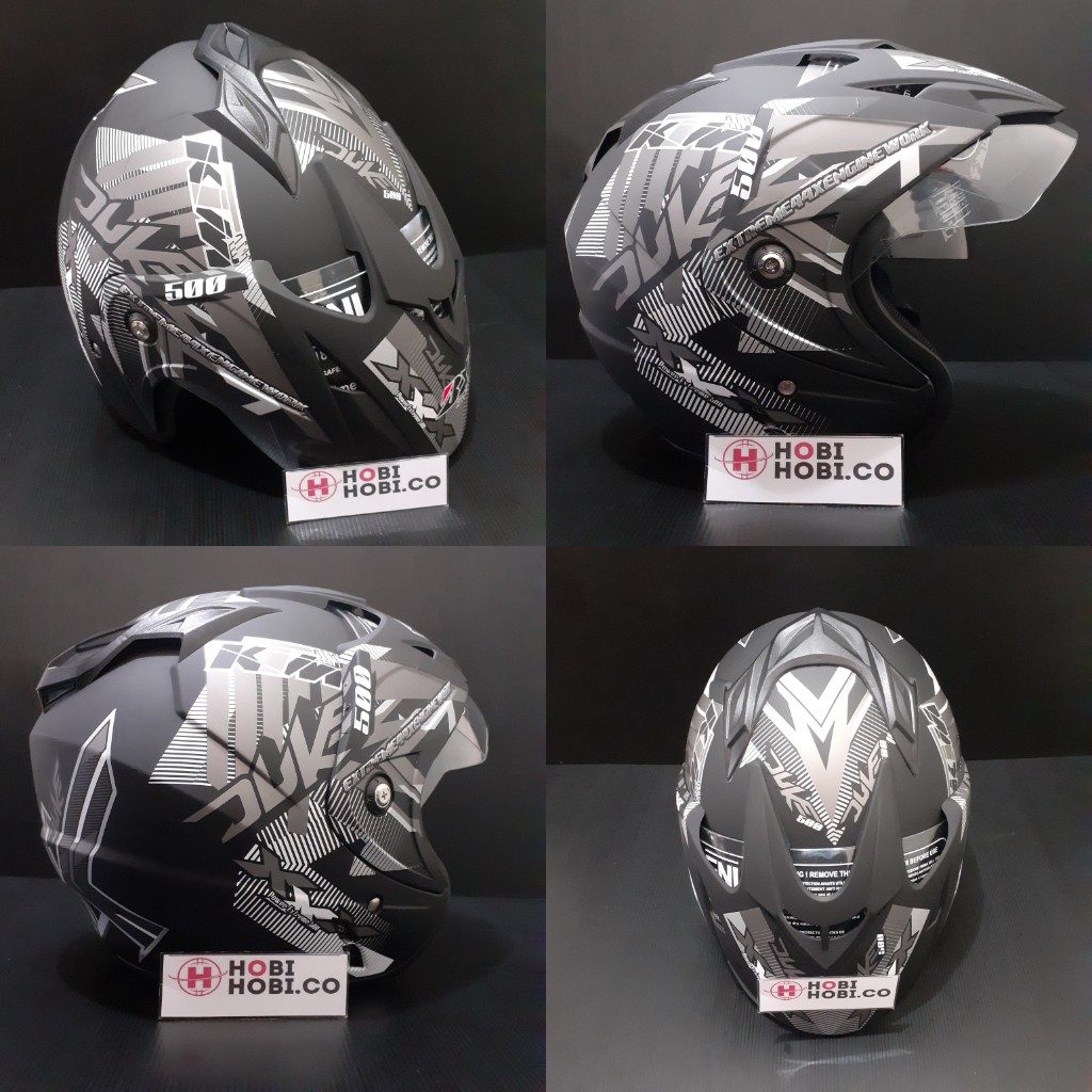 4.4 หมวกกันน็อคมอเตอร์ไซค์ SNI BXX 2 Glass jp7 (บังหน้าคู่) Duke Grey ...