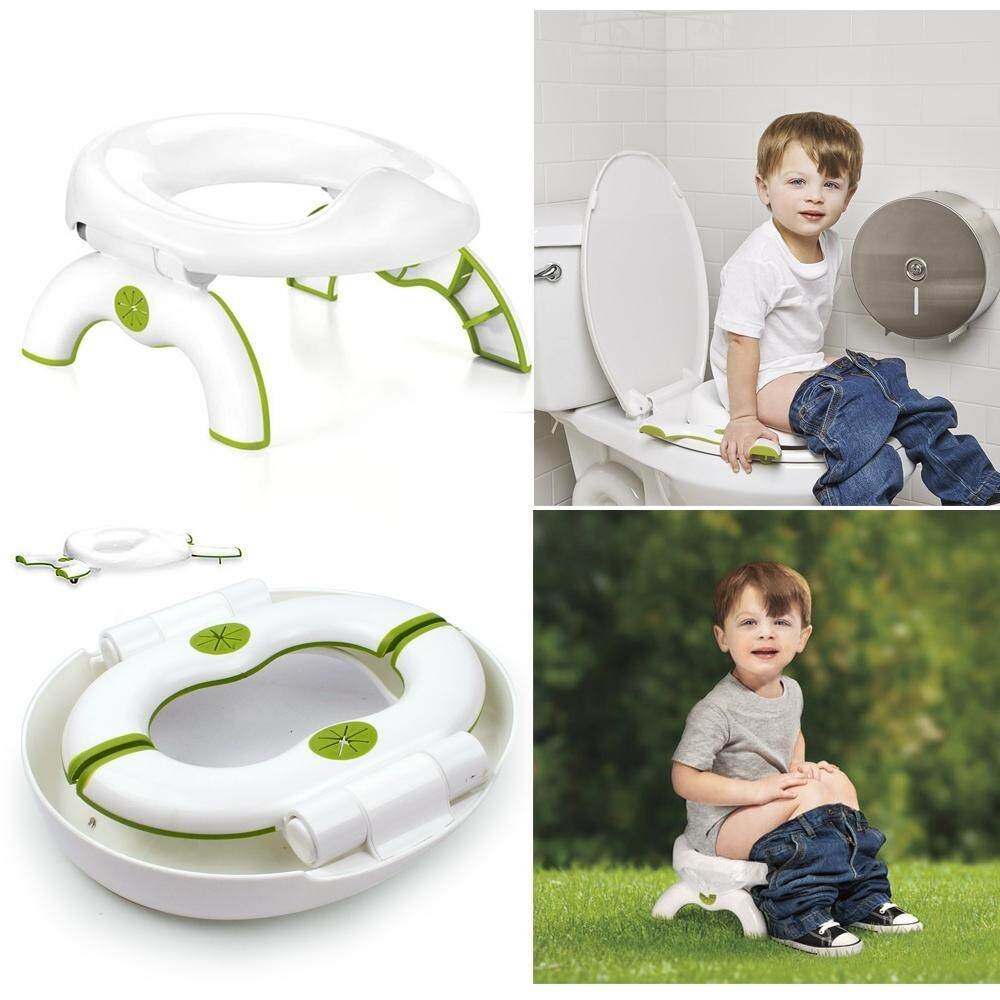 ฝารองนั่งชักโครกเด็ก + ห้องน้ำพกพา 2-IN-1 GO POTTY With Travel Bag รุ่น ...