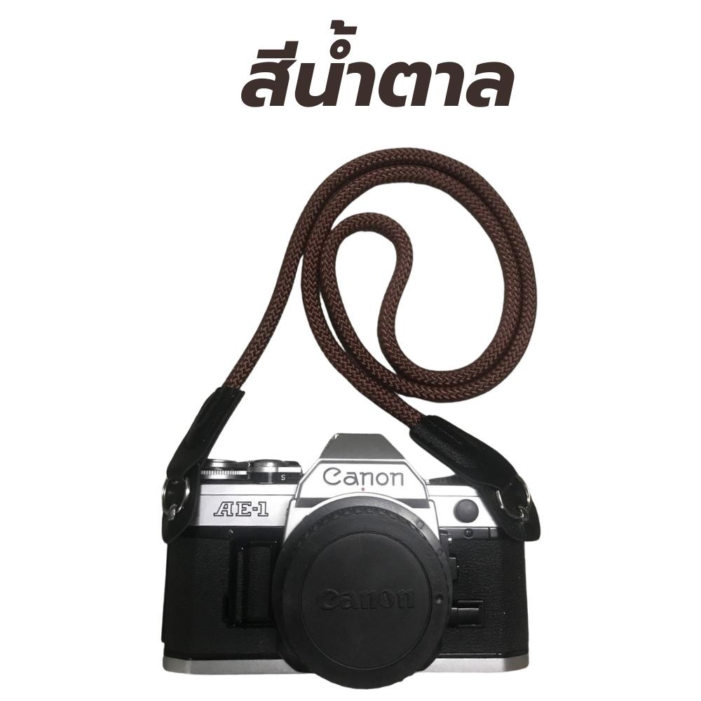 Banana Camera สายคล้องคอ คล้องกล้อง สายสะพายกล้อง วัสดุทำจากมา เชือก ...