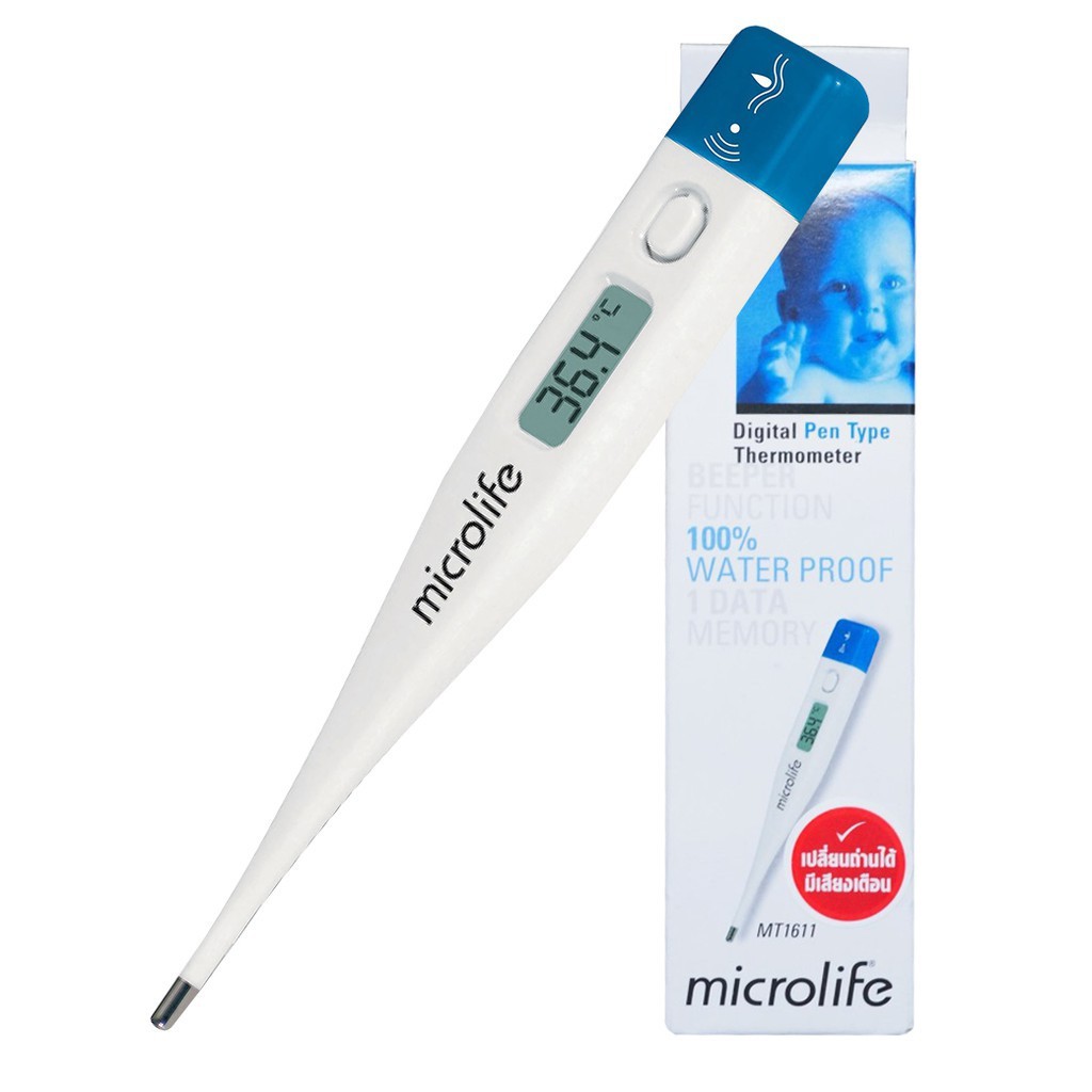 พร้อมส่ง สมาพันธ์ MICROLIFE DIGITAL THERMOMETER MT1611 | Shopee Thailand