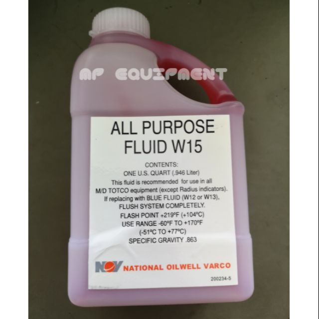 NOV MD TOTCO ALL PURPOSE FLUID W15 0.946L | Shopee Thailand