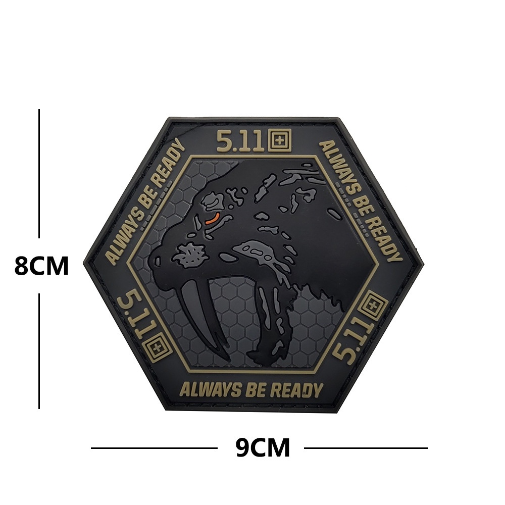 3d ยุทธวิธีเสื้อกั๊ก CrossFit 511 กีฬากองทัพพีวีซี Velcro แพทช์ทหารปลอก ...