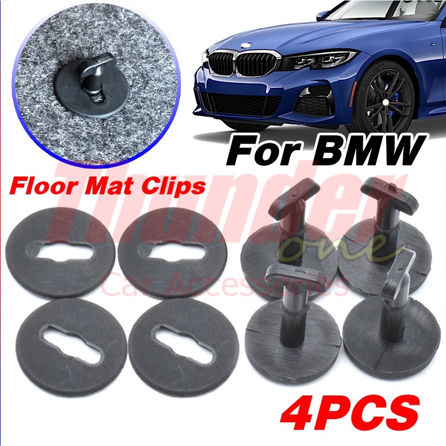 (FT) คลิปหนีบพรมรถยนต์ แบบเกลียวล็อก สําหรับ BMW E46 E38 E34 E32 E39 3 5 7 Series 4 ชิ้น ...