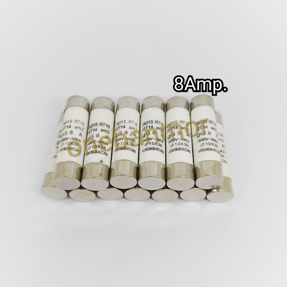 ฟิวส์เซรามิค R015 RT18 RT14 1Amp. 2Amp. 3Amp. 4Amp. 5Amp. 6Amp. 8Amp ...