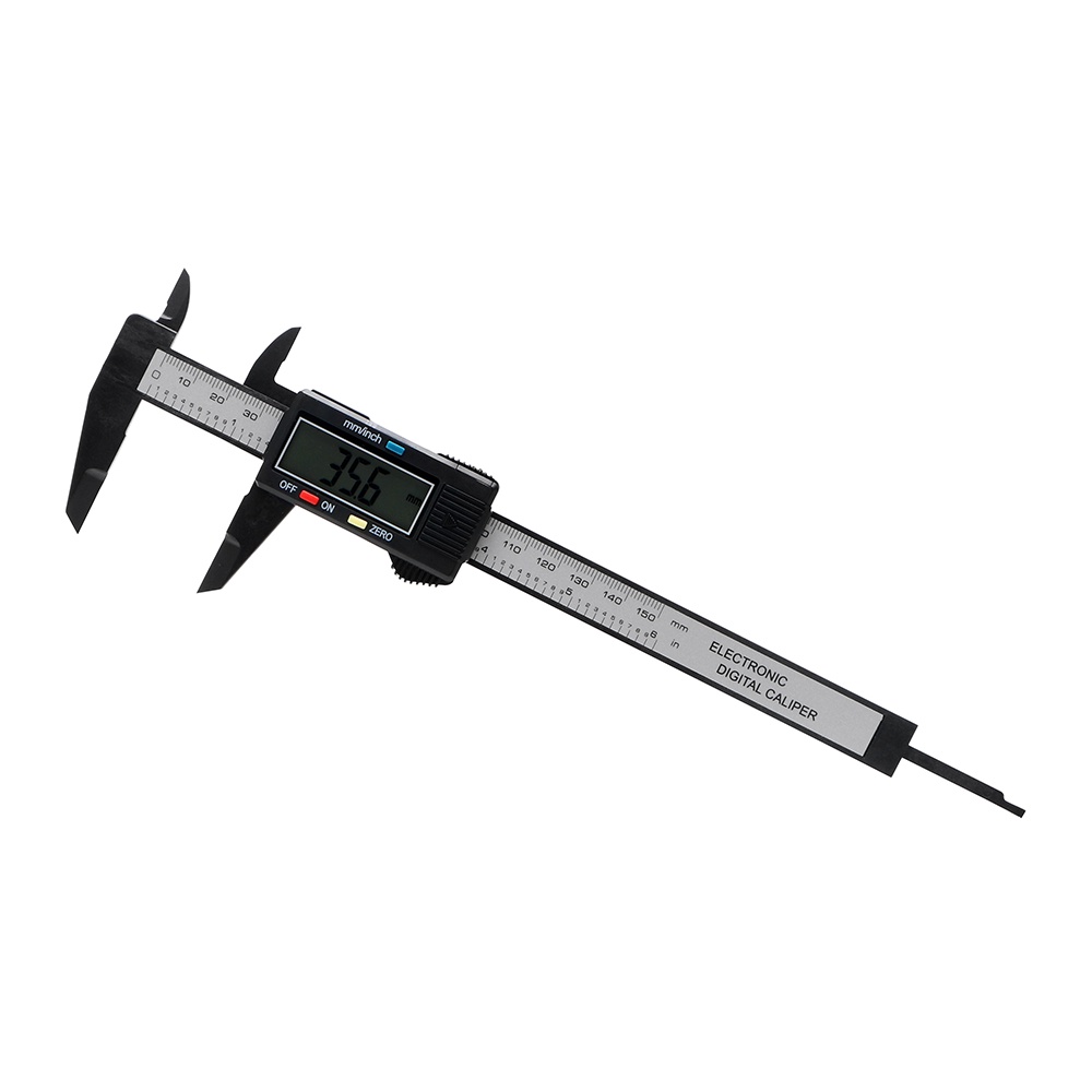 DIYWORK 150mm/6 Inch Electronic Digital Display Caliper Vernier Caliper Gauge Digital Ruler ...