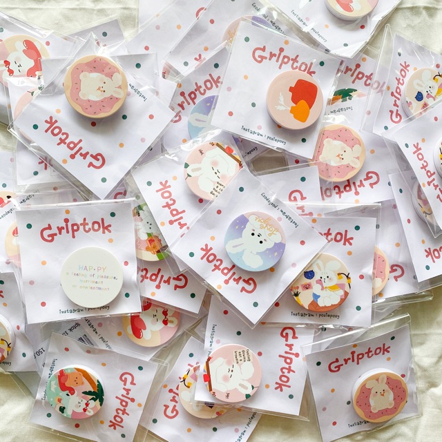 Griptok งาน premium / ที่ติดหลังโทรศัพท์ | Shopee Thailand