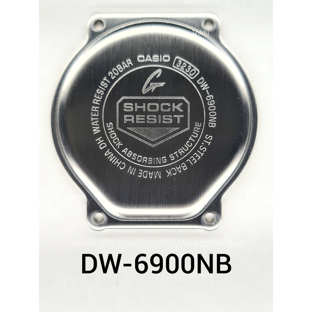 Casio G-SHOCK COVER BACK ASSEMBLY DW6900 DW6600 BACKCASE DW-6900 ...
