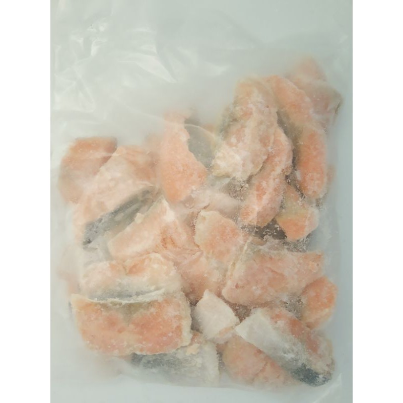 เนื้อแซลมอนตัดแต่งแช่แข็งจำนวน 1 กิโลกรัม Salmon Kirimi Cut | Shopee ...