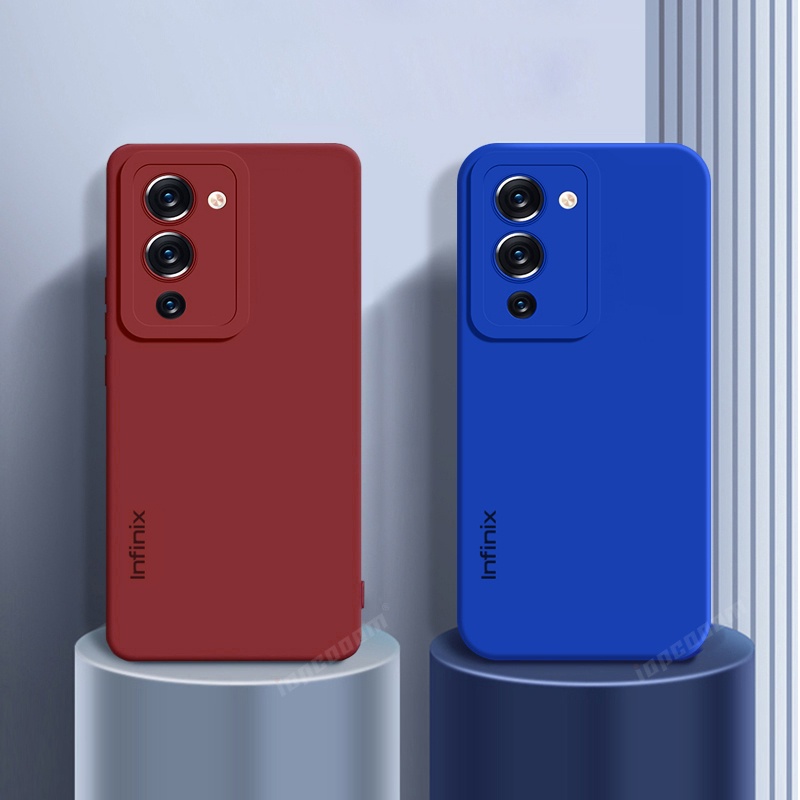 เคสซิลิโคนนิ่ม สีพื้น สําหรับ Infinix Note 12 G96 G88 VIP 11S 11 Pro ...