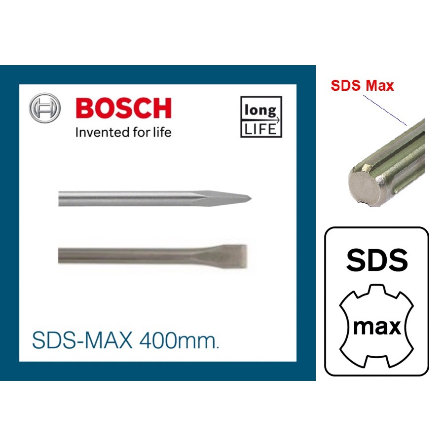 ดอกสกัด BOSCH 2608690231 2608690125 SDS-MAX 400มม. 2608690231 ...