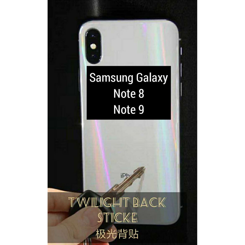 สติกเกอร์ทไวไลท์ SAMSUNG GALAXY NOTE 9 NOTE 8 | Shopee Thailand