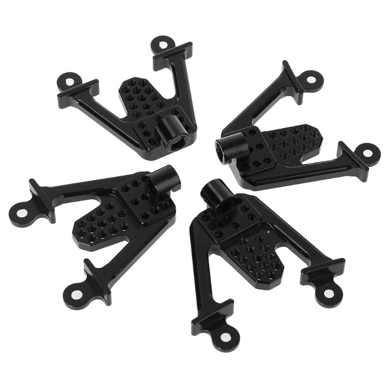 4PCS Aluminum Rear & Front Shock Mount LIFT Shocks For Axial SCX10 RC ...