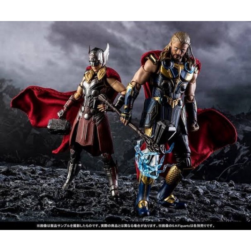 ☣️ NEW Thor & Mighty Thor Love and Thunder Marvel SHF S.H.Figuarts ...