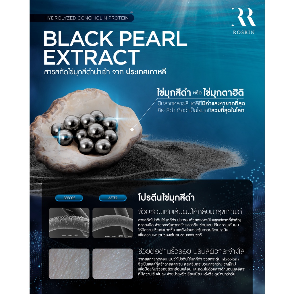 Black Pearl Extract - สารสกัดไข่มุกดำ (Hydrolyzed Conchiolin Protein ...