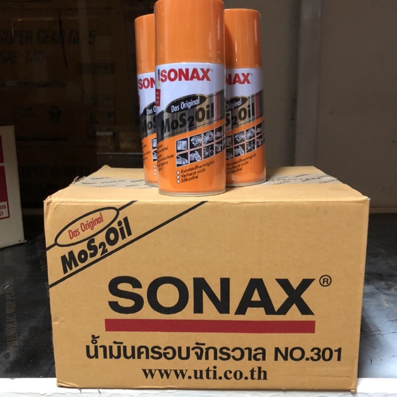 Sonax MoS2 Oil No.301 น้ำมันเอนกประสงค์ ขนาด 300 ml. (ยกลัง 12 กระป๋อง) | Shopee Thailand
