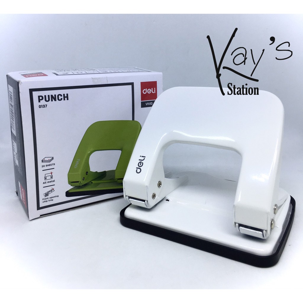 DELI เครื่องเจาะรูกระดาษ รุ่น PUNCH 0137 (ราคา / อัน)* | Shopee Thailand
