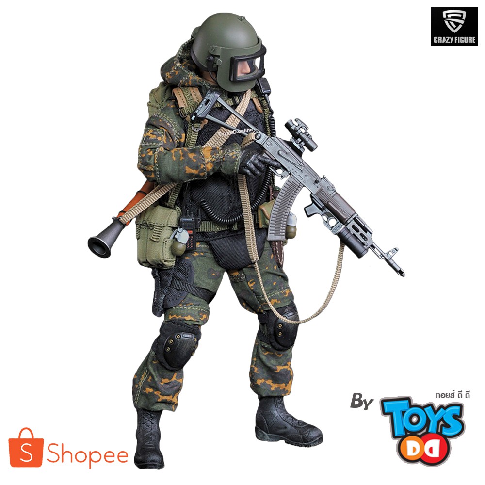 Crazy Figure LW008 1/12 Russian Alpha Special Forces Grenadier | Shopee ...