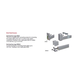 End feed box AKAPP/ชุดกล่องป้อนไฟเข้าปลายราง | Shopee Thailand