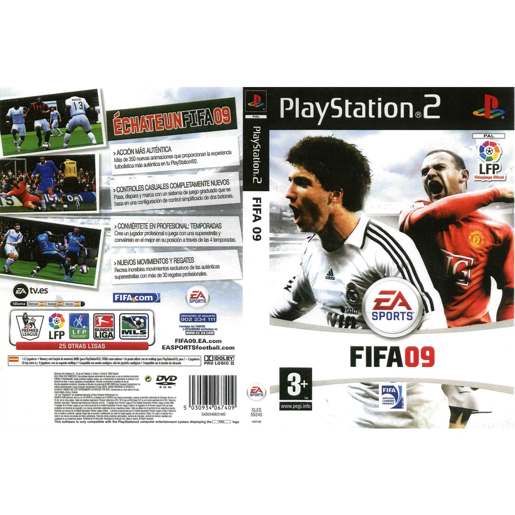 แผ่นเกมส์ PS2 FIFA 09 คุณภาพ ส่งไว (DVD) | Shopee Thailand