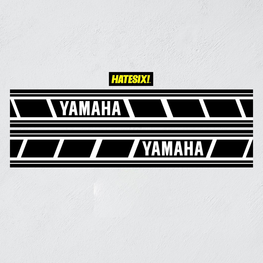 Yamaha Universal Classic Fuel Tank Sticker Decal yamaha Classic Vintage ...