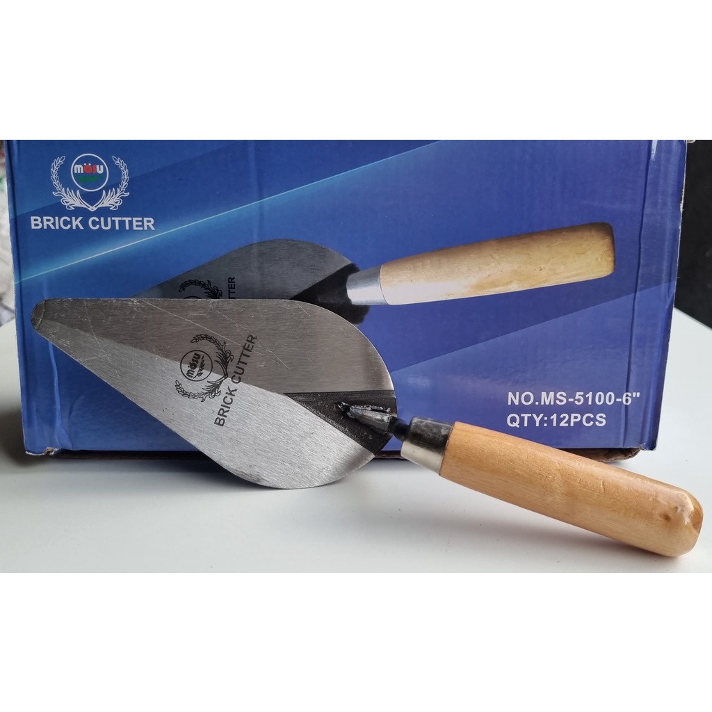 เกีรยงก่อปูน ฉาบ เกีรยงก่ออิฐด้ามไม้ 6นิ้ว MOSU BRICK CUTTER NO.MS-5100 ...