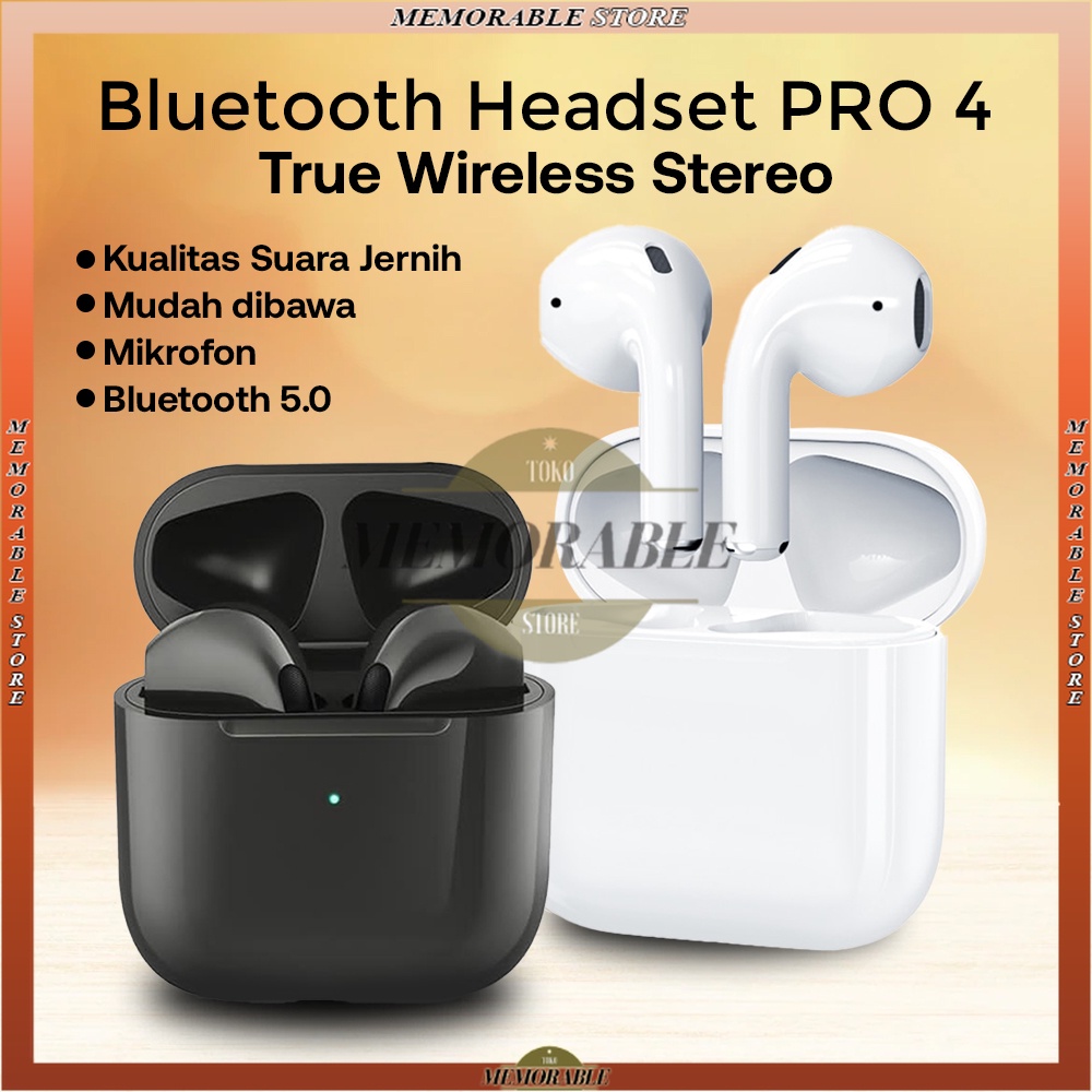 .. Can Pay On Site ^ PRO4 / PRO4S TWS หูฟังไร้สาย บลูทูธ 5.0 ชุดหูฟังบลูทูธ | Shopee Thailand