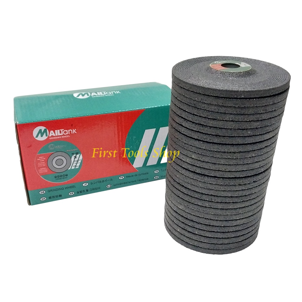 ใบเจีย ใบเจียร์ บาง 4 นิ้ว กล่องละ 25 ใบ Milltec สำหรับ เครื่องเจียร์ หินเจียร์ 4 นิ้ว | Shopee ...