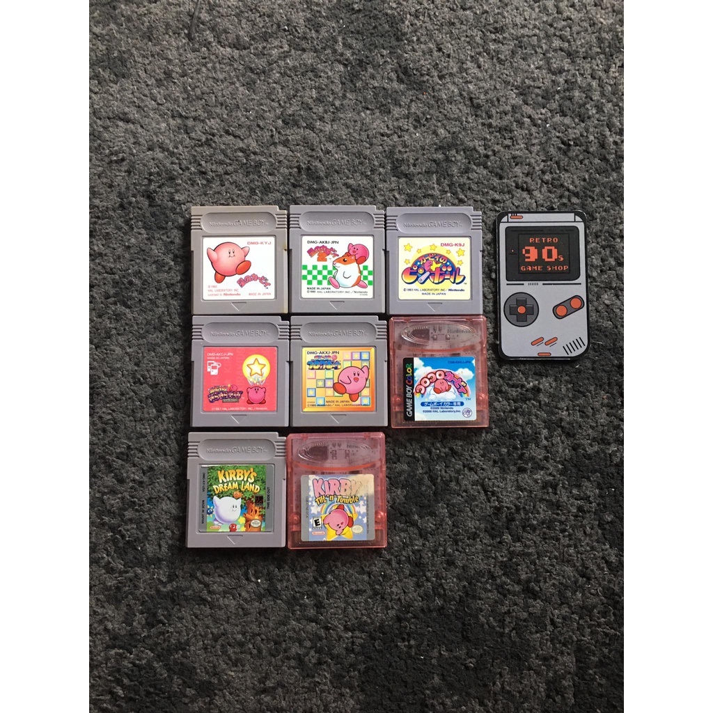 Nintendo Cartridge Gameboy & Gameboy Color Kirby Collection / Japan ...