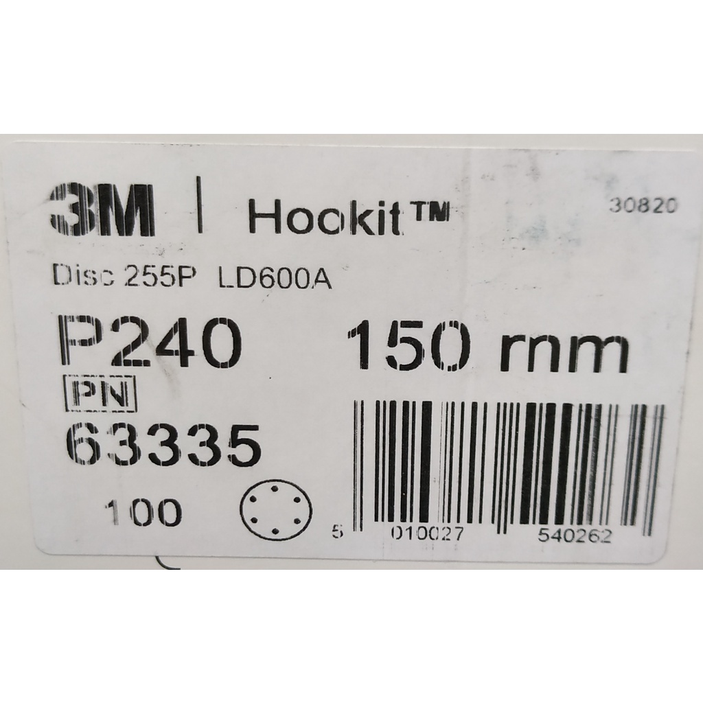 3M กระดาษทรายกลม 6รู 6นิ้ว รุ่น 255P Hookit Gold Abrasive Disc | Shopee ...