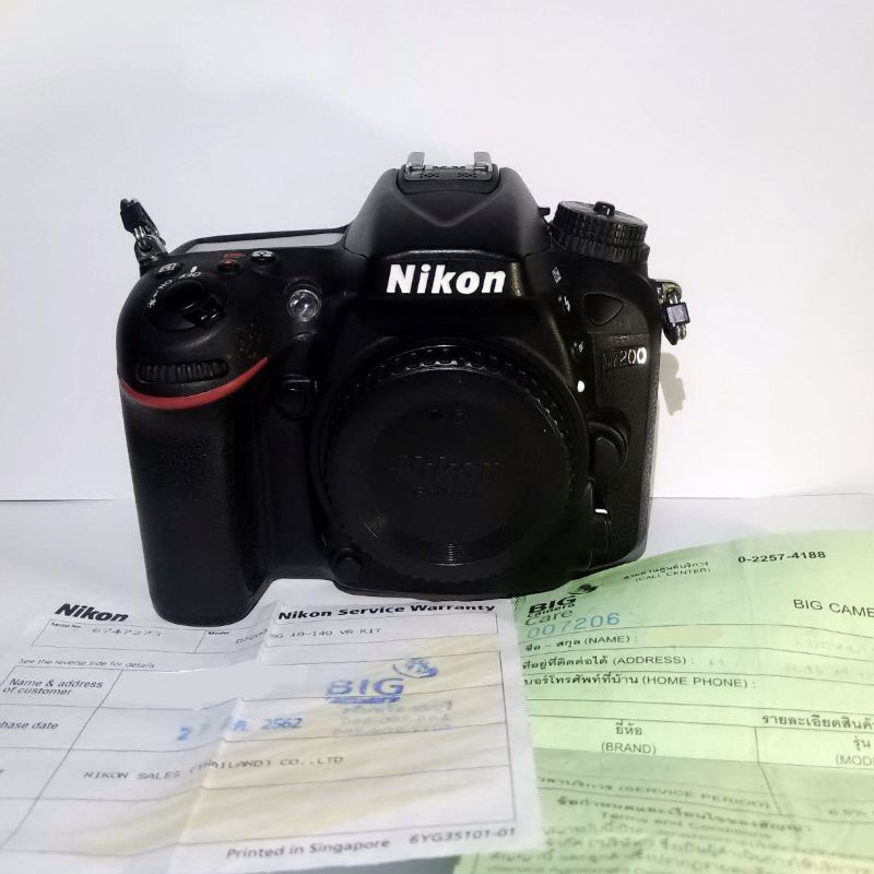 กล้องมือสอง (ฺBody) Nikon d7200 อปกศ. ชัตเตอร์ 6601 | Shopee Thailand