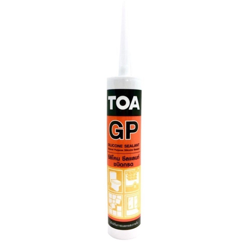 TOA Silicone Sealant GP ซิลิโคนชนิดกรด | Shopee Thailand