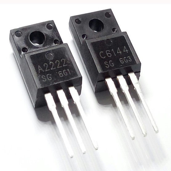 A2222 C6144 ทรานซิสเตอร์ 2SA2222 2SC6144 TO-220F Silicon PNP NPN 50V ...